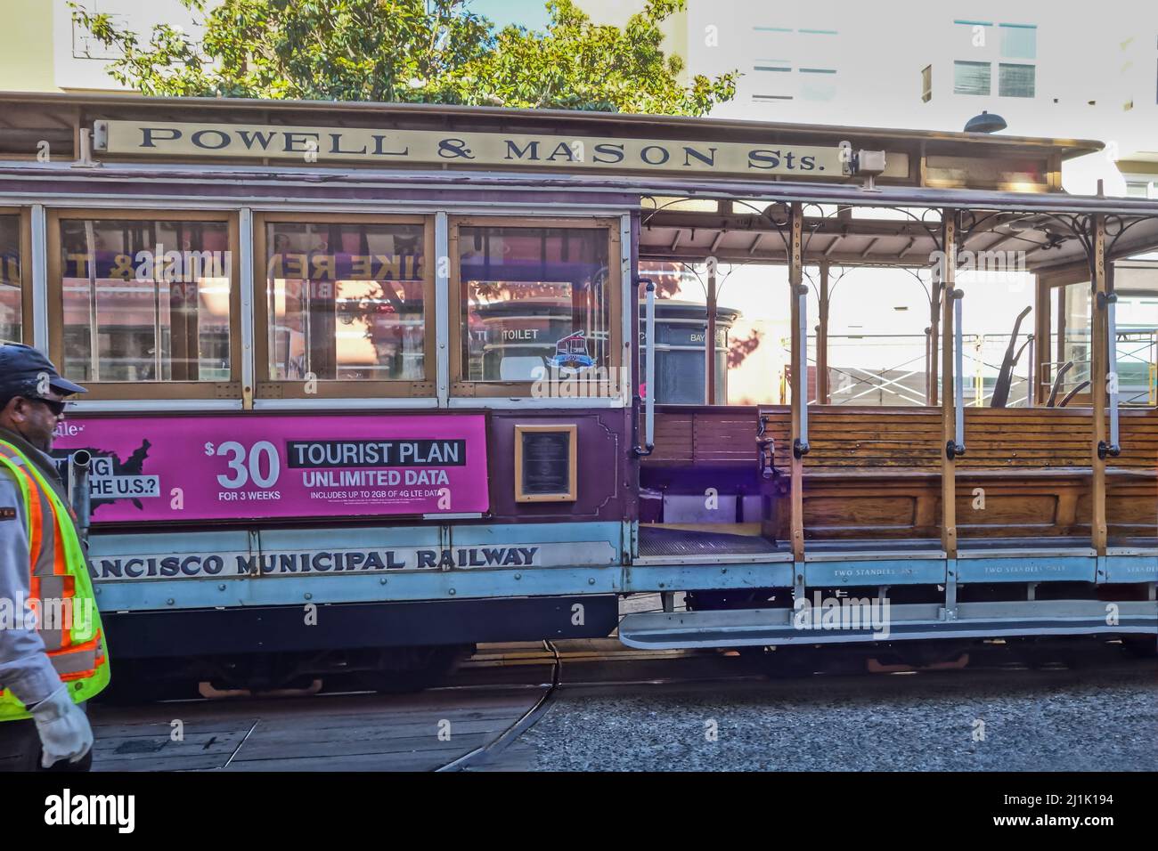 San francisco cable car driver hi-res stock photography and images - Alamy