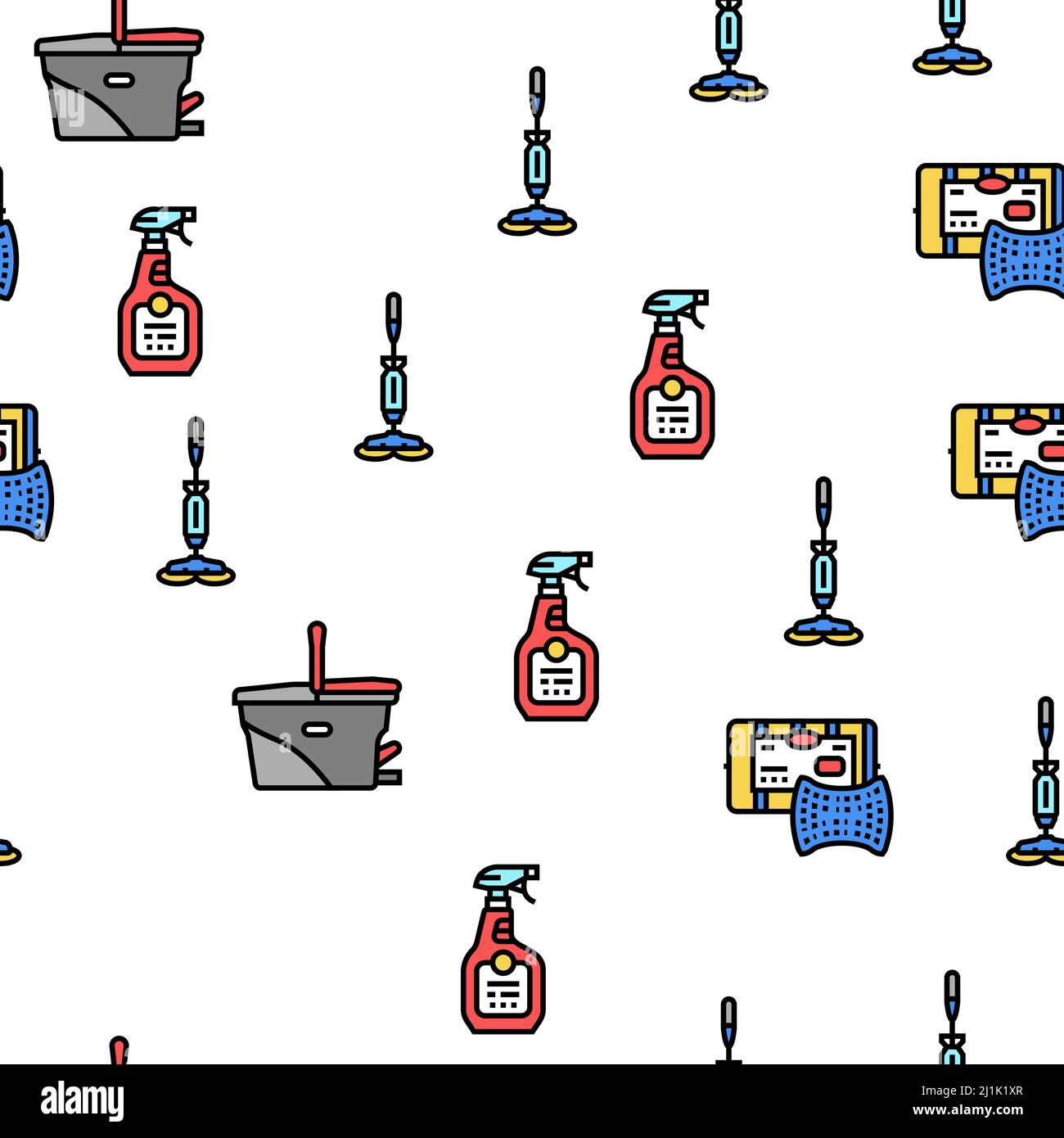 Cleaning toilet pattern seamless Stock Vector Images - Alamy