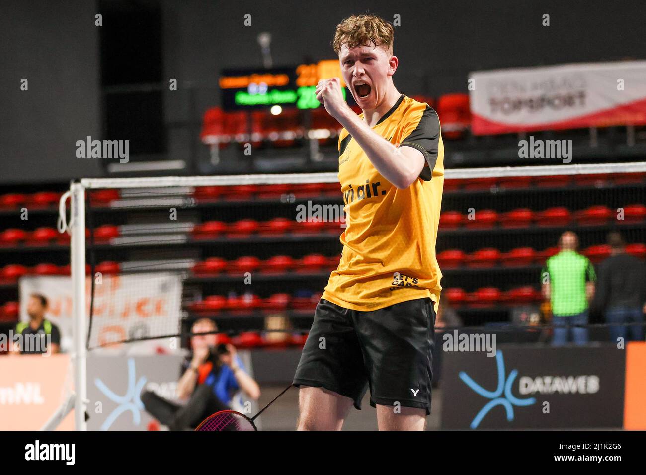 Den Haag, Netherlands. 26th Mar, 2022. DEN HAAG, NETHERLANDS - MARCH 26: Dennis Koppen of Avi ...