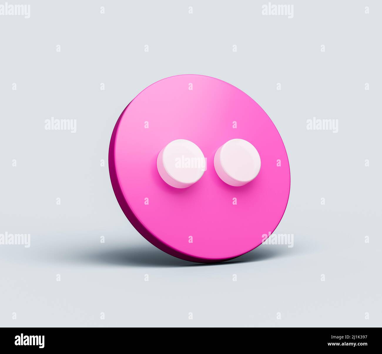 A Flicker logo or icon isolated on a white background - social media ...