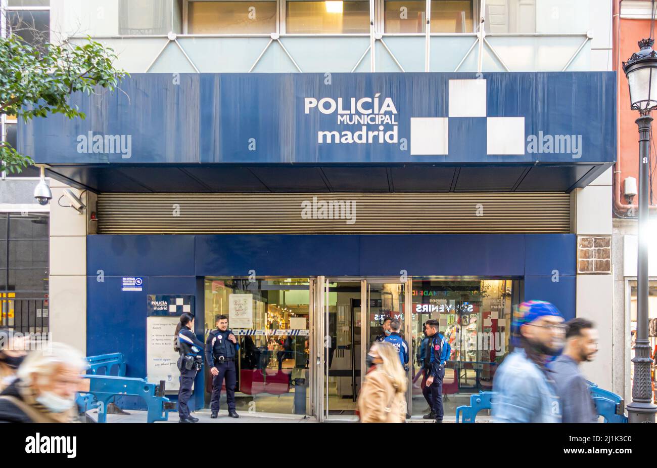 Policia Police municipal Madrid central office Madrid, Spain Stock ...