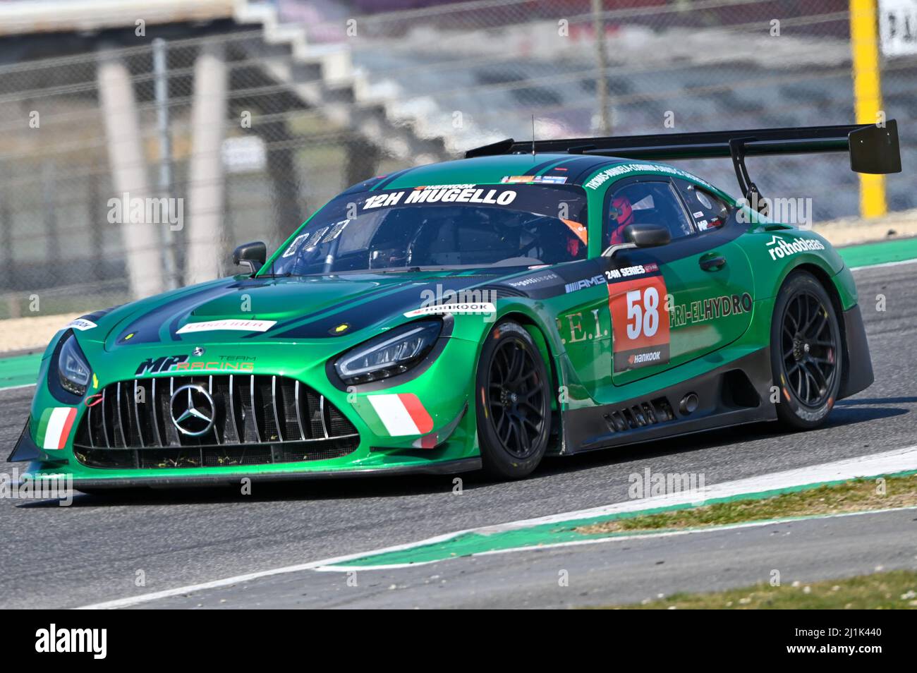 GT3-AM 58 MP Racing -ITA- Mercedes-AMG GT3 during the Endurance Hankook ...