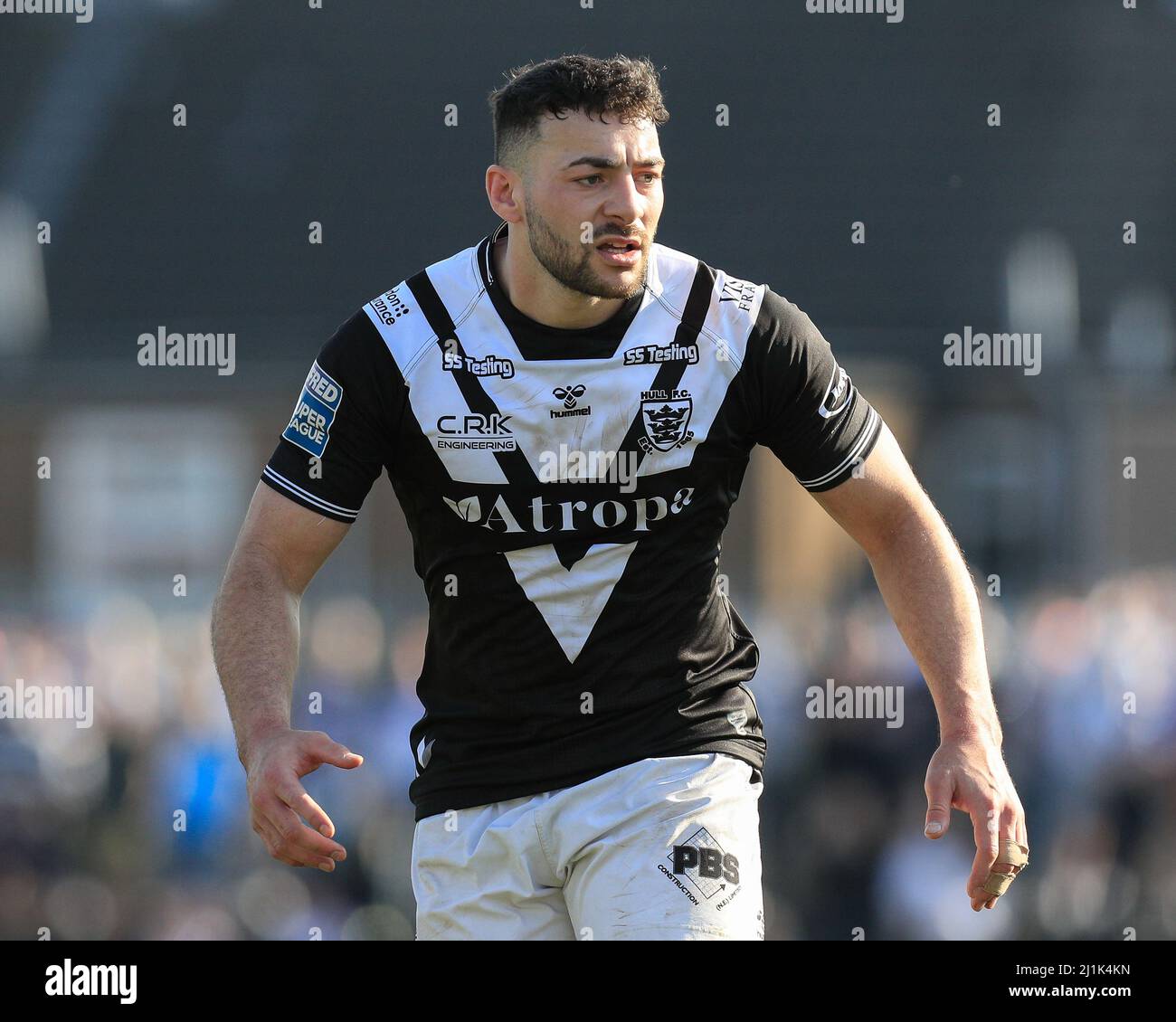 Featherstone, UK. 26th Mar, 2022. Jake Connor #1 of Hull FC during the ...