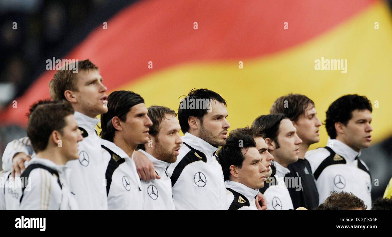 Duesseldorf Germany 11.02.2009, Football: international friendly ...