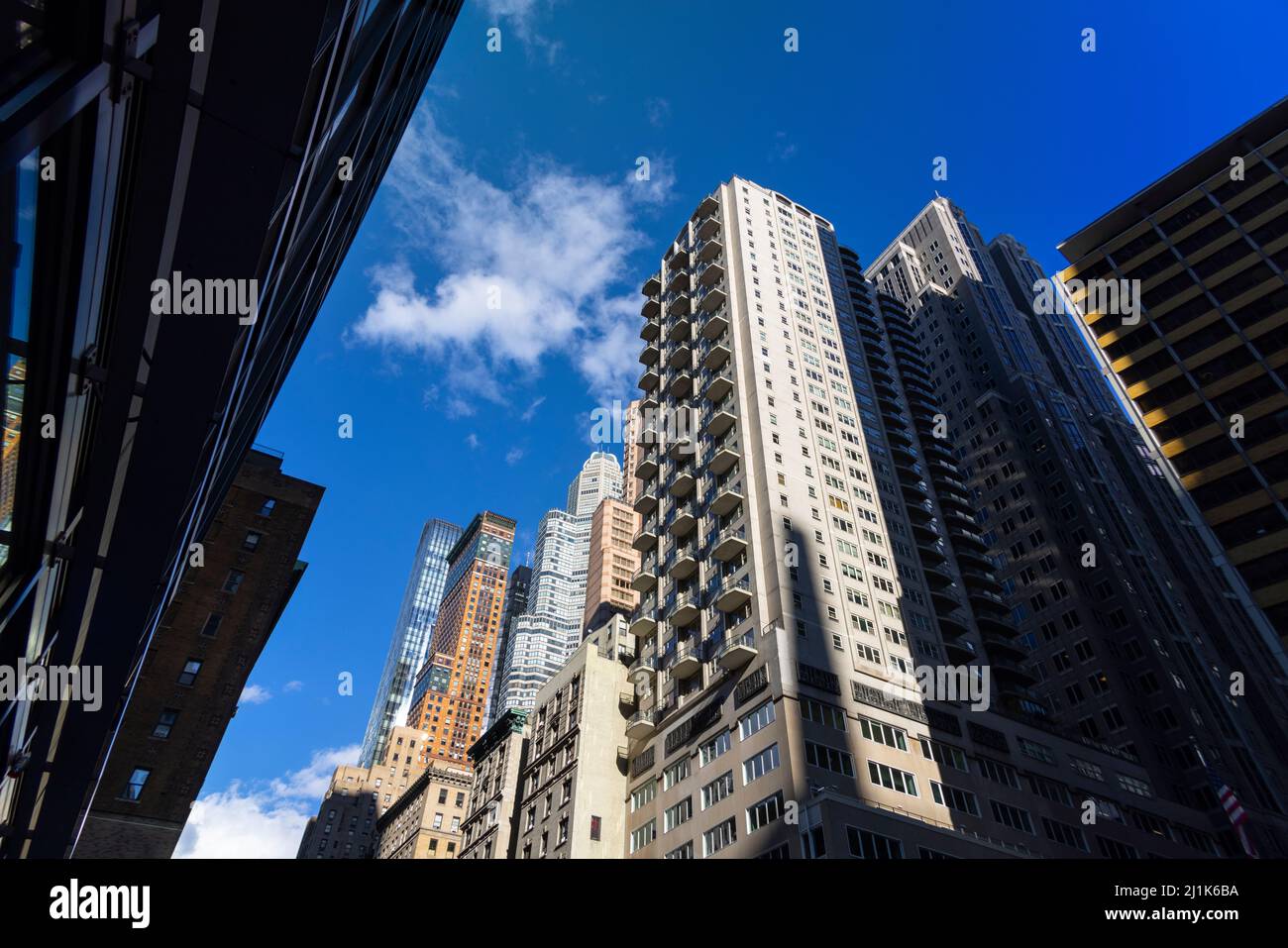 Ultra luxury high-rise residential buildings stand among Midtown ...