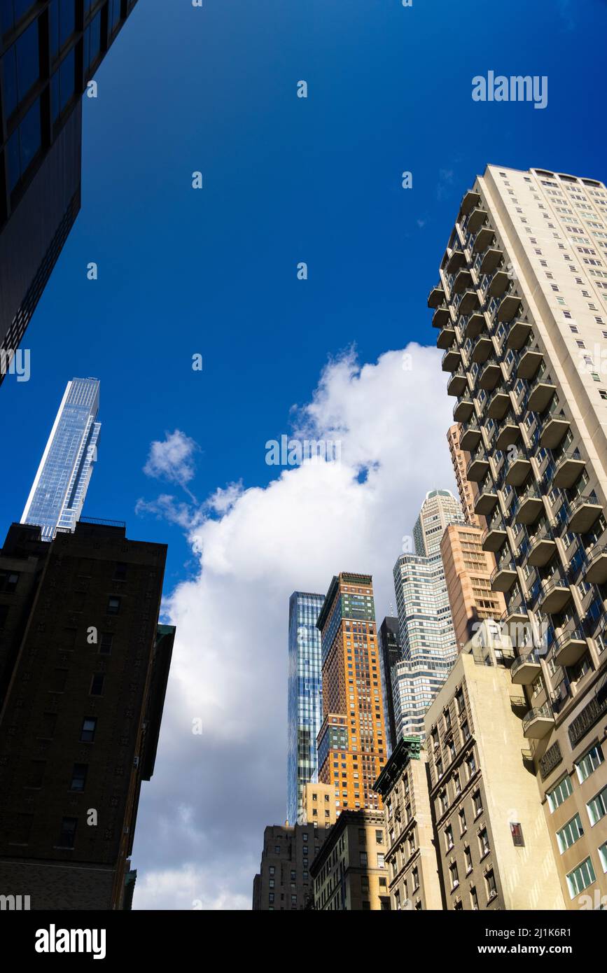 Ultra luxury high-rise residential buildings stand among Midtown ...