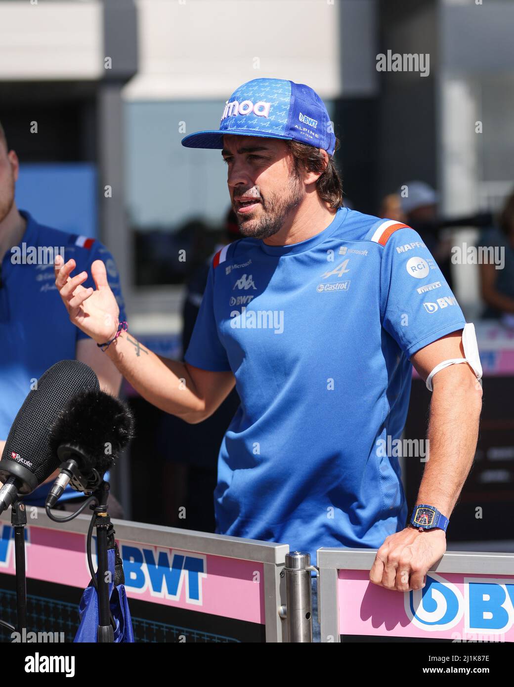 ALONSO Fernando (spa), Alpine F1 Team A522, portrait during the Formula ...