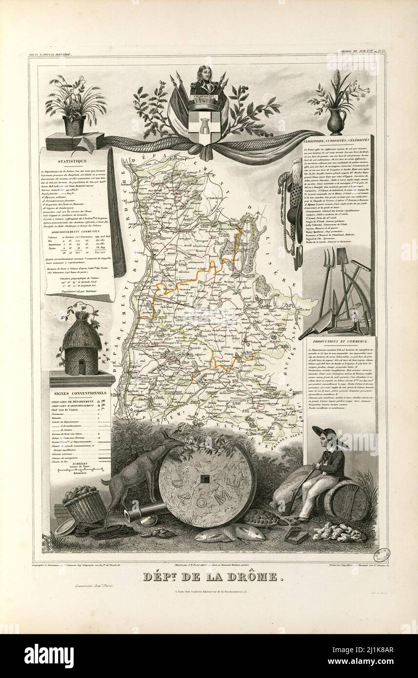 Vintage map French colonies and areas from 19th century. All maps are ...