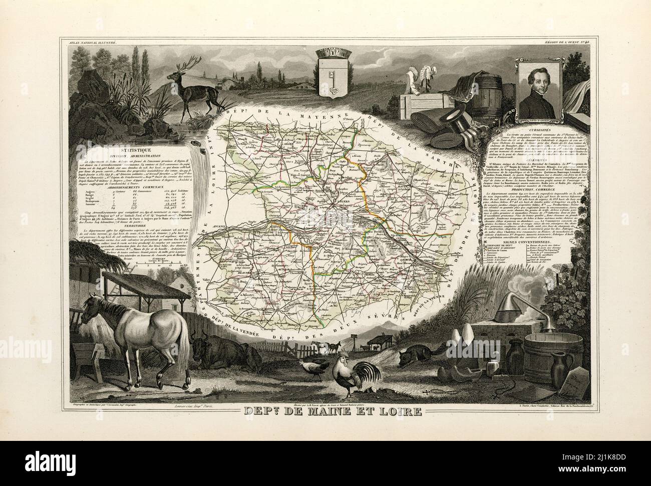 Vintage map French colonies and areas from 19th century. All maps are ...