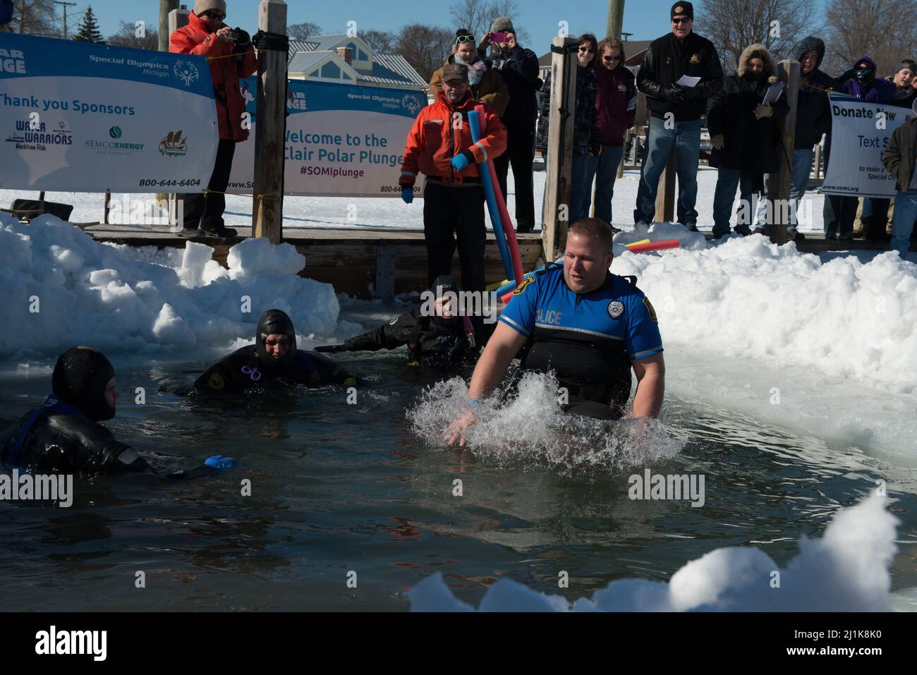 Polar Bear Plunge Ice