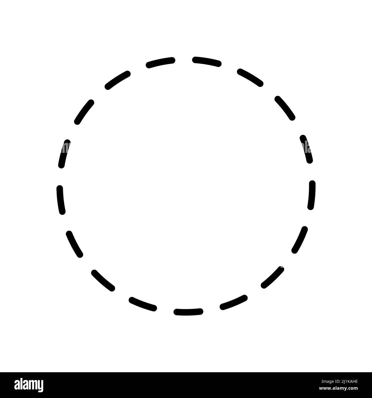 Line dotted circle route. Round spotted element. Dots linear path Stock ... Line dotted circle route. Round spotted element. Dots linear path Stock ...