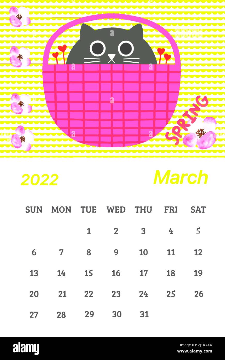 Calendar cat hi-res stock photography and images - Alamy