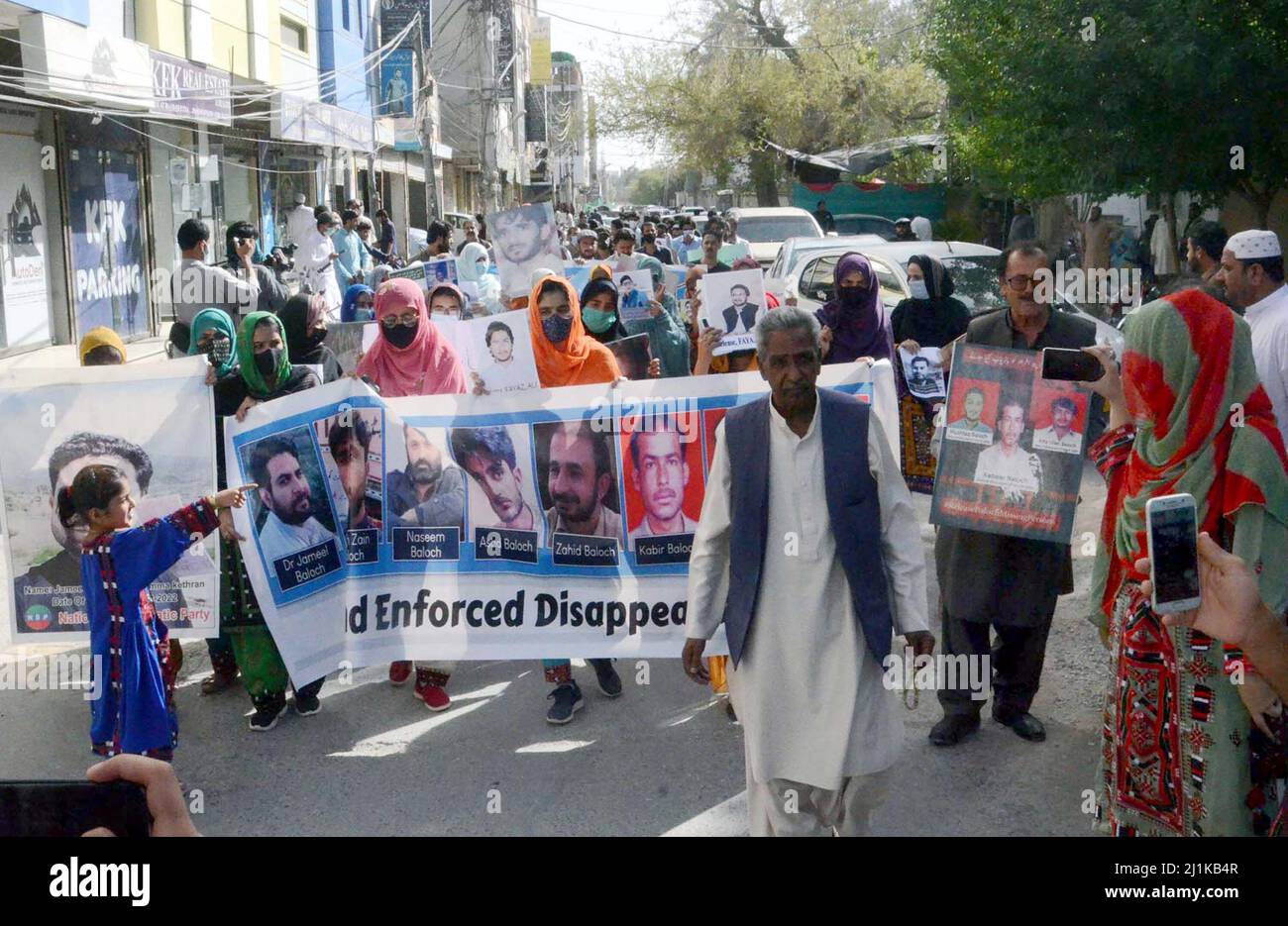 Relatives of Baloch missing persons are holding protest demonstration ...