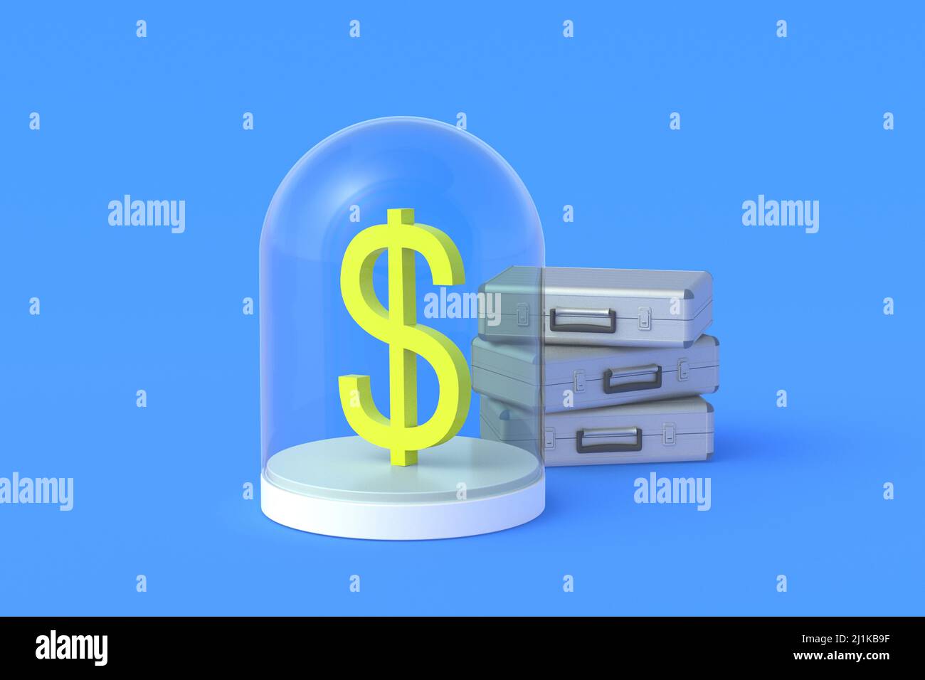 Investment protection concept. Money storage. Presentation of the new ...