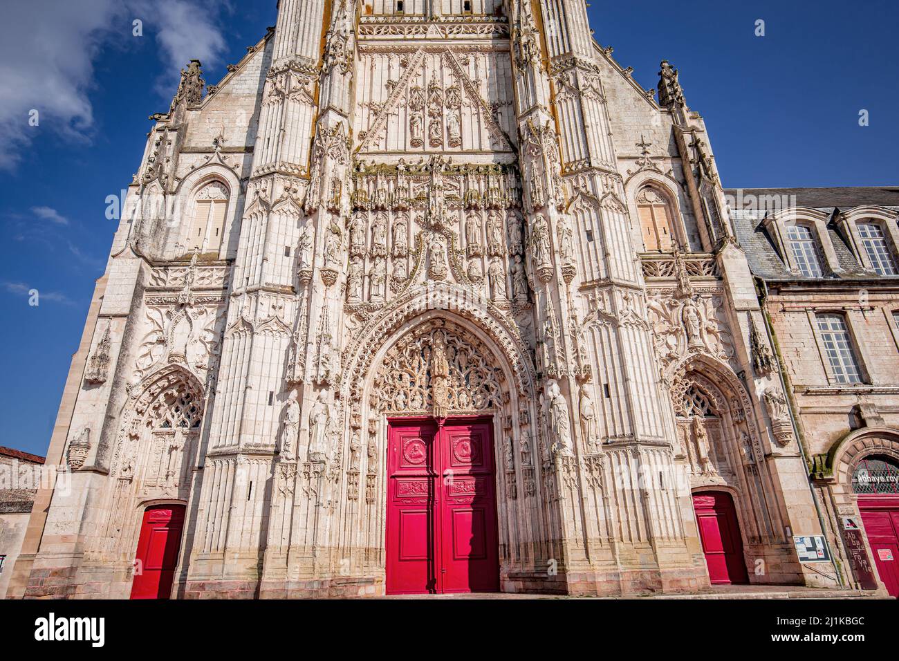 SAINT RIQUIER, SOMME, FRANCE, MARCH 09, 2022 : exteriors and decors of ...