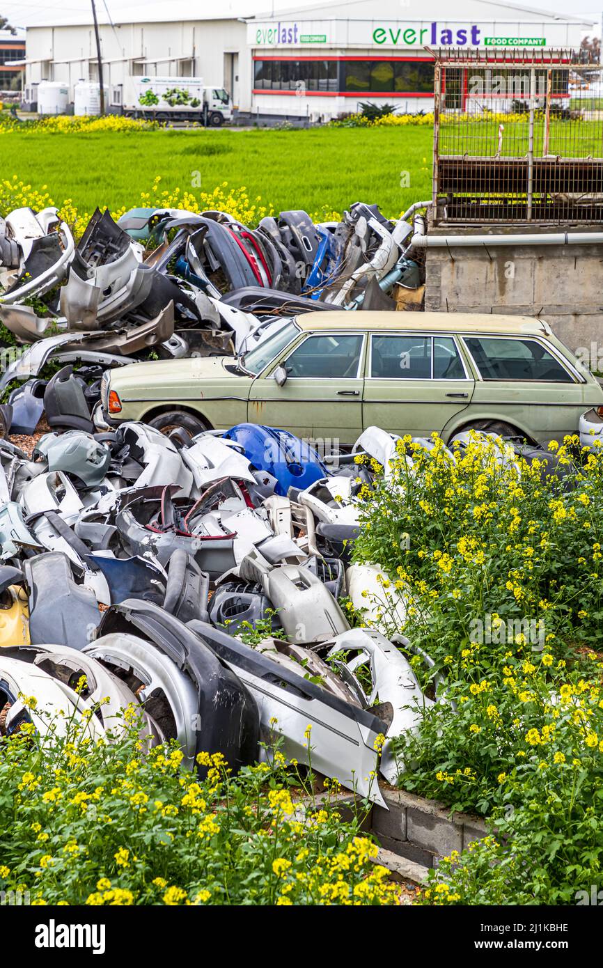 Well sorted scrap yard in nature. Turkish Republic of Northern Cyprus ...