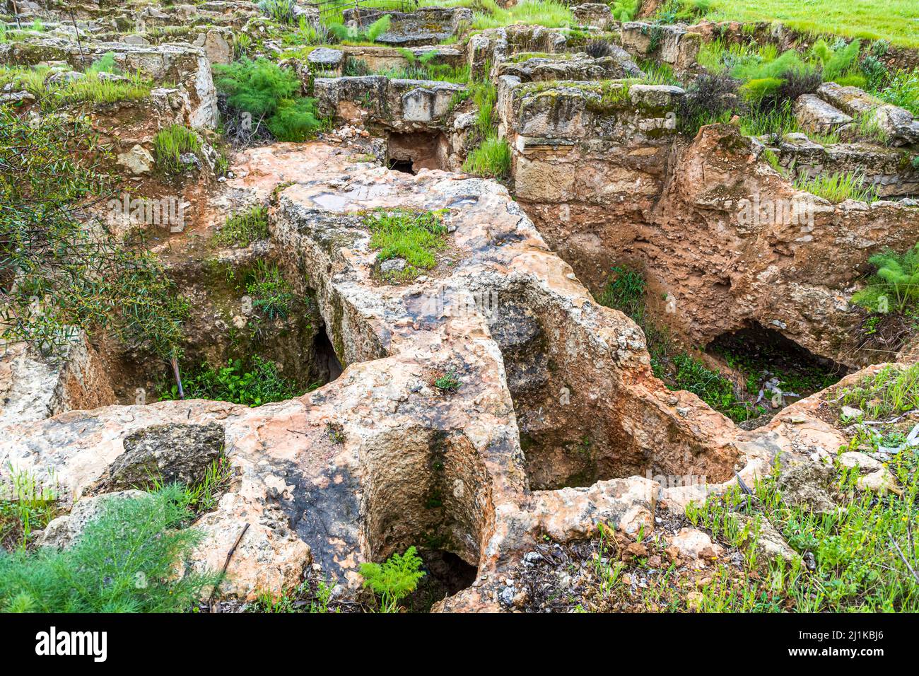 Catacombs near the Funeral church of St. Barnabas in Tuzla, Turkish ...