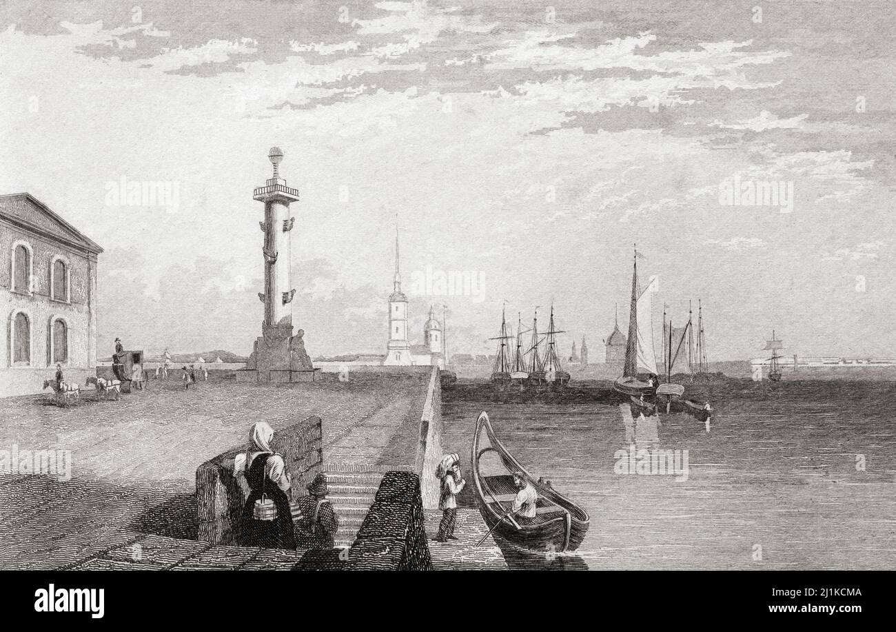 Fortress and church of Saint Pierre and Saint Paul, Saint Petersburg ...