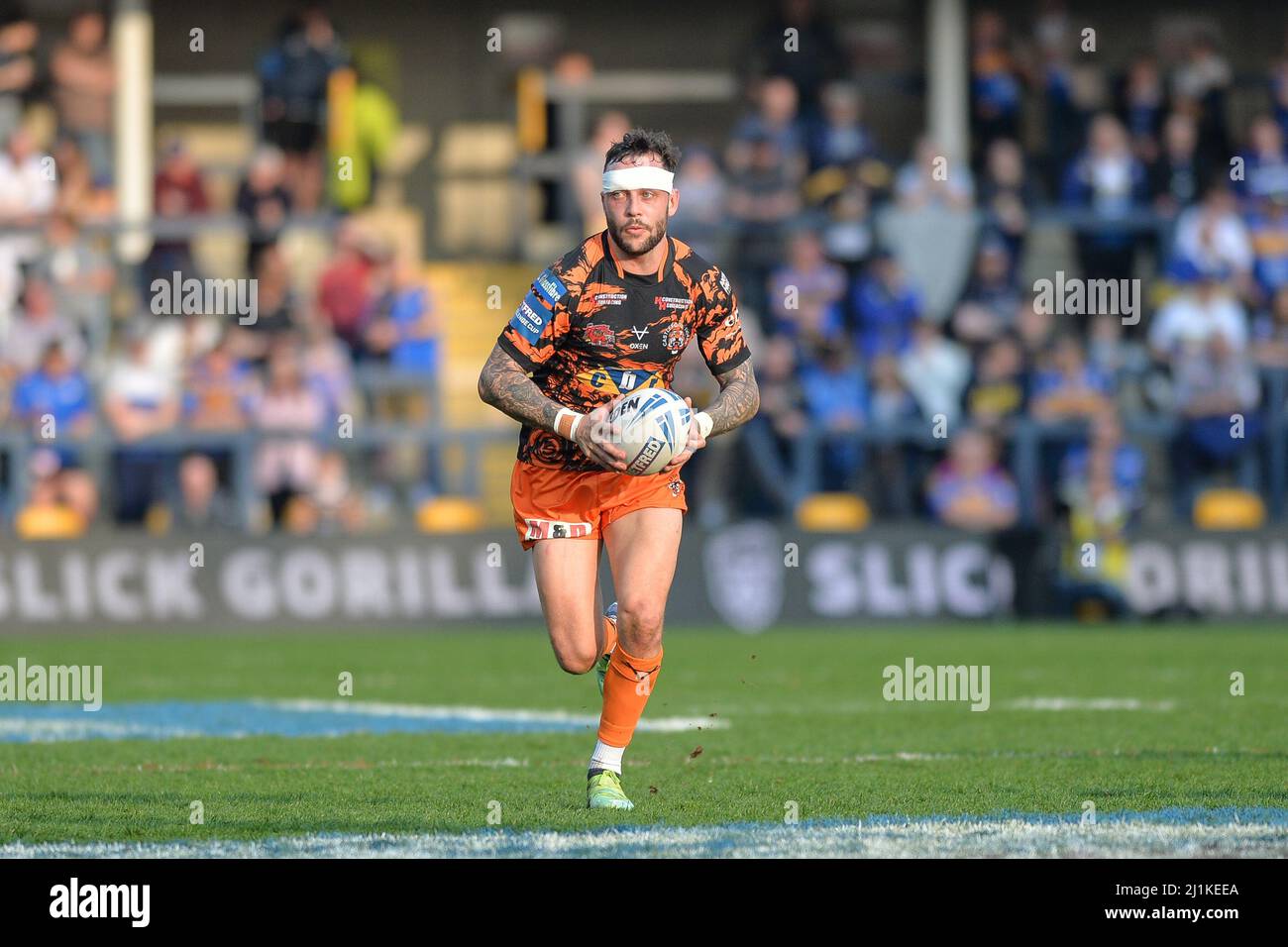 Leeds, England - 26th March 2022 - Gareth O'Brien of Castleford Tigers ...
