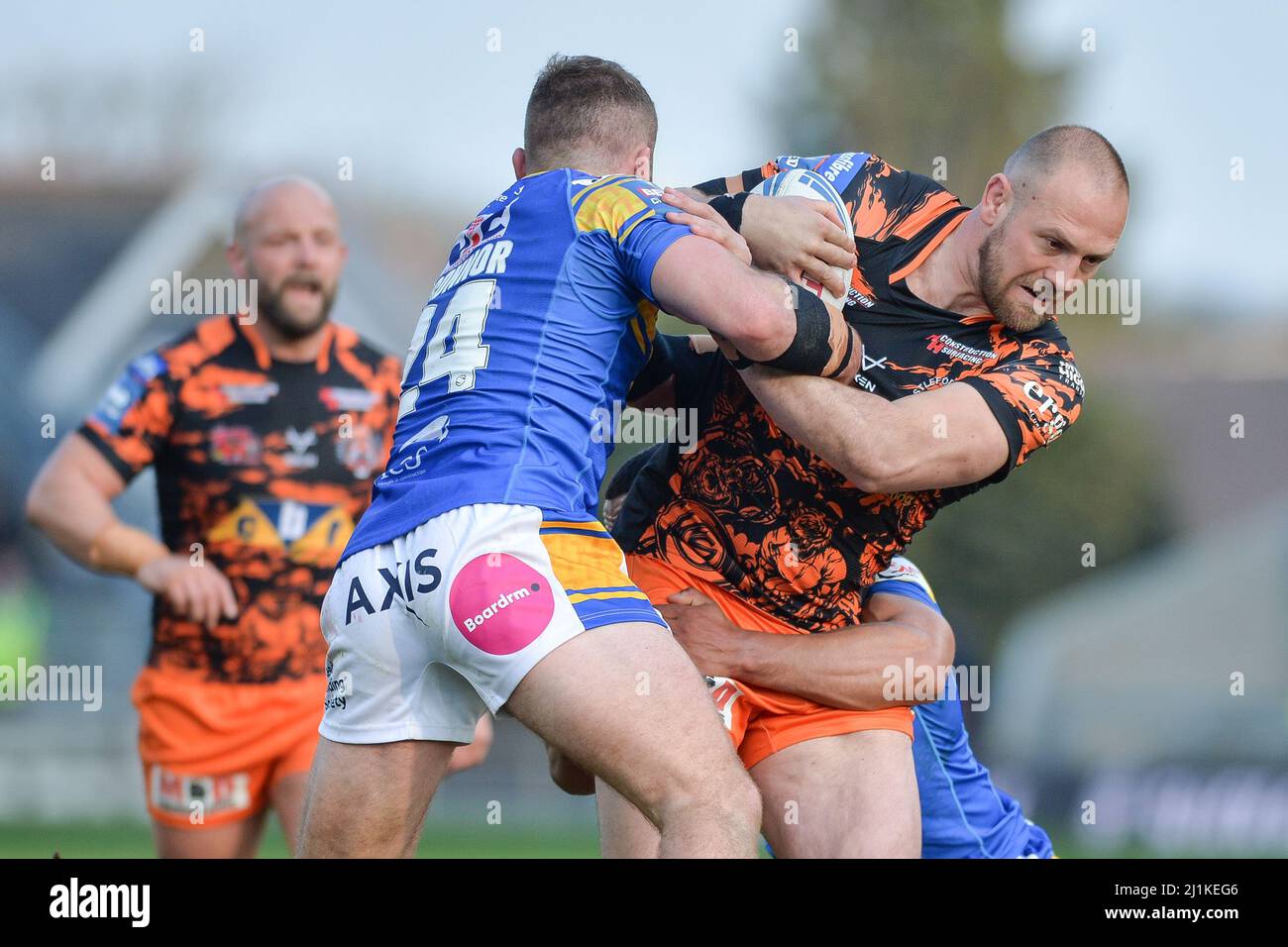Leeds, England - 26th March 2022 - Liam Watts of Castleford Tigers ...
