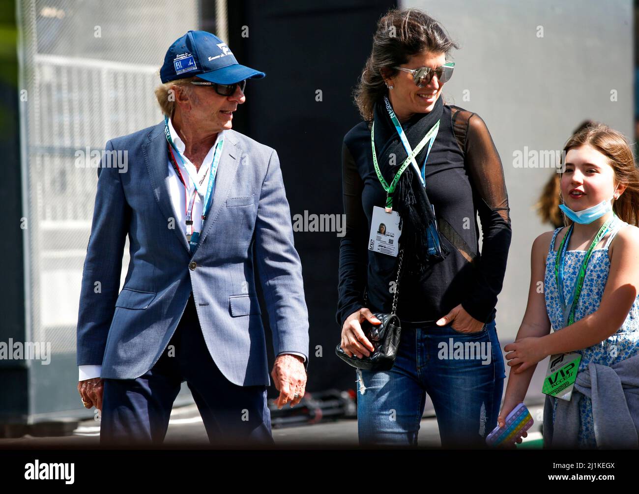Jeddah, Saudi Arabia. 26th Mar, 2022. Emerson Fittipaldi (BRA) with his ...
