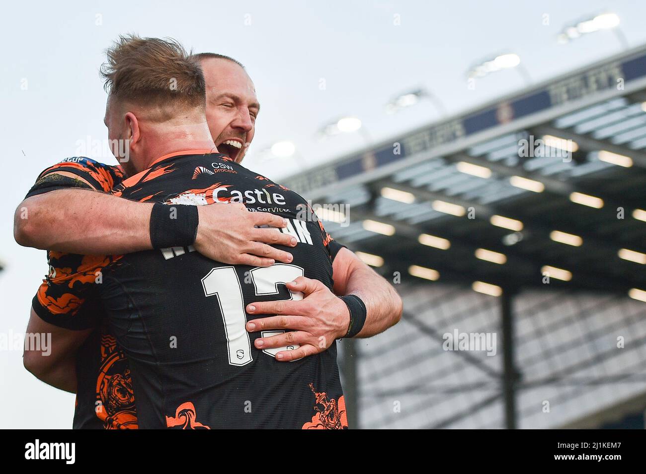 Leeds, England - 26th March 2022 - Liam Watts and Joe Westerman of ...