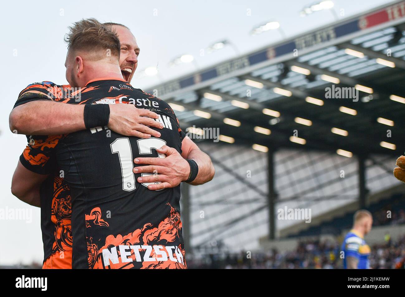 Leeds, England - 26th March 2022 - Liam Watts and Joe Westerman of ...