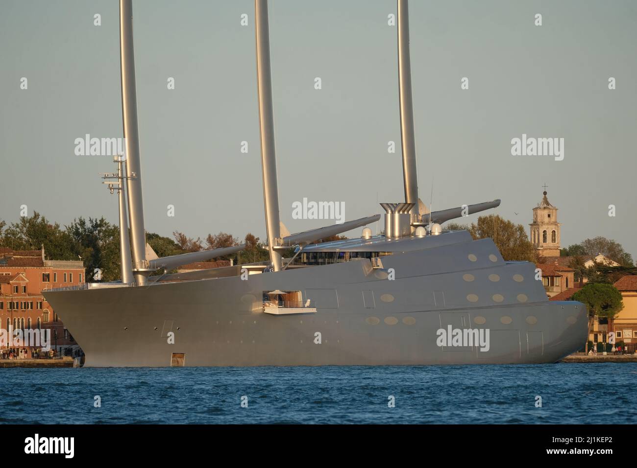 The sailing yacht A of the businessman and billionaire Russian Andrey ...