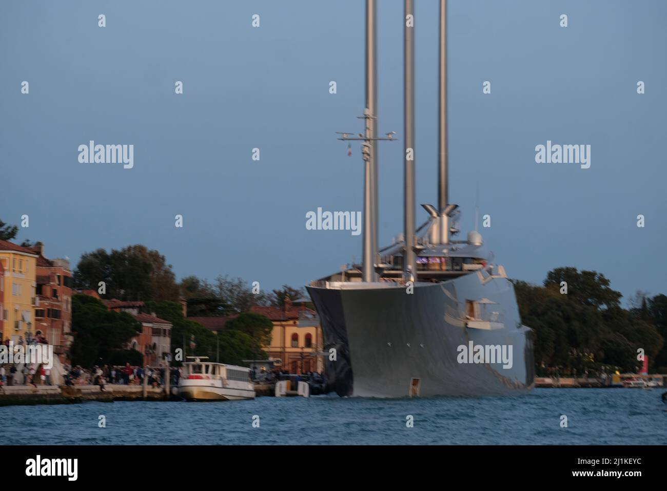 The sailing yacht A of the businessman and billionaire Russian Andrey ...