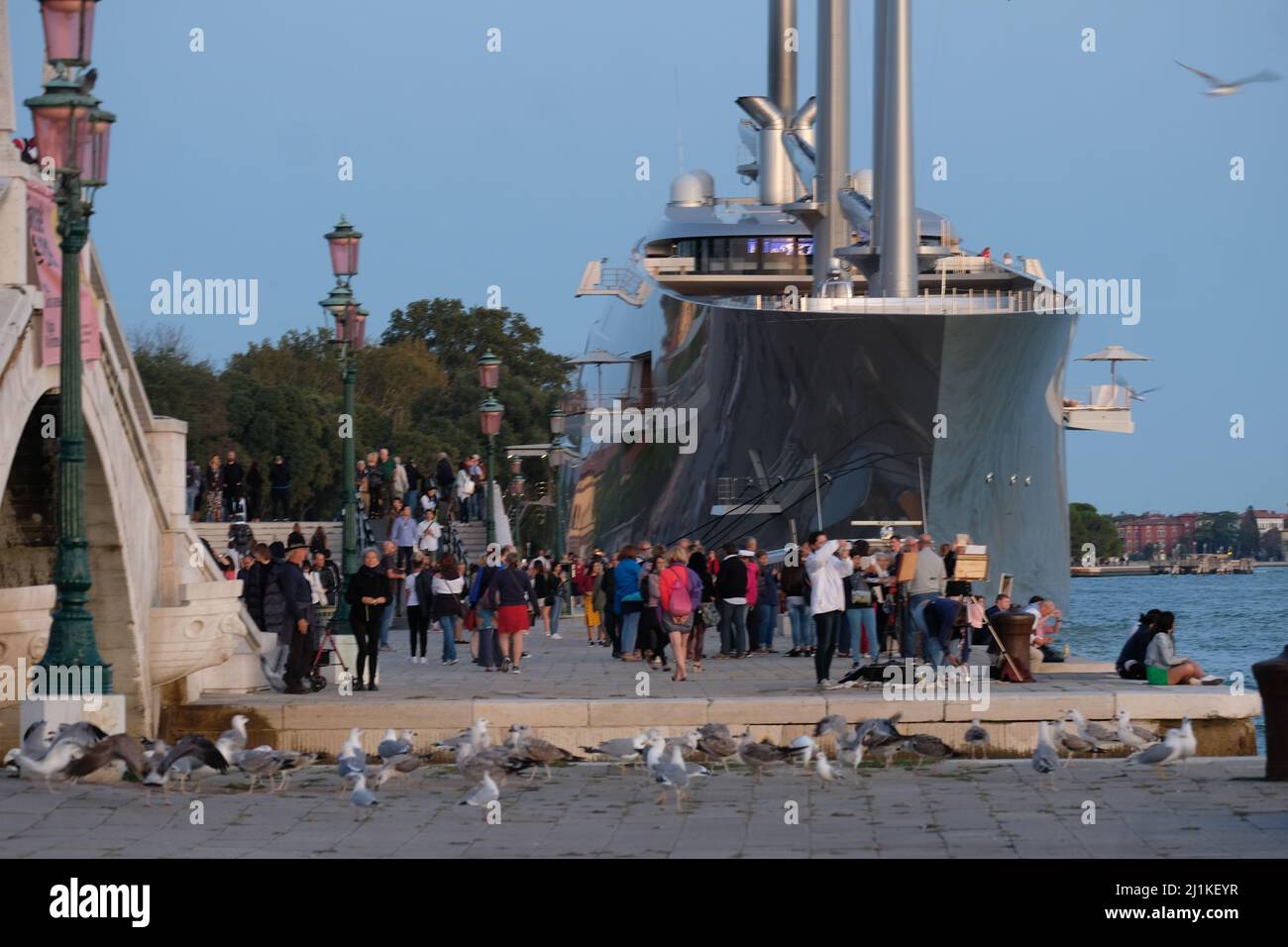 The sailing yacht A of the businessman and billionaire Russian Andrey ...