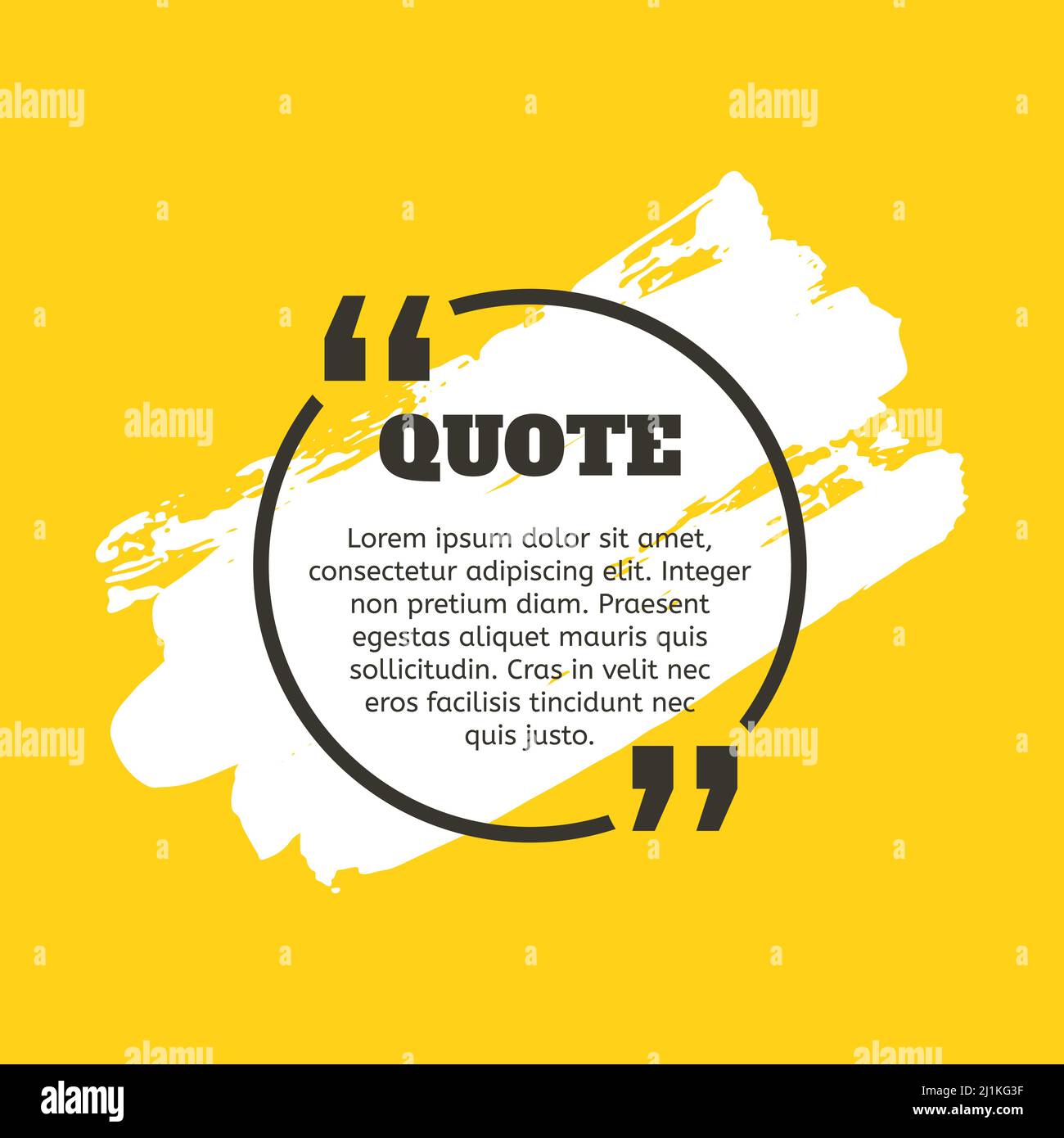 Quote box frames set. Textbox frame design template. Vector comment ...