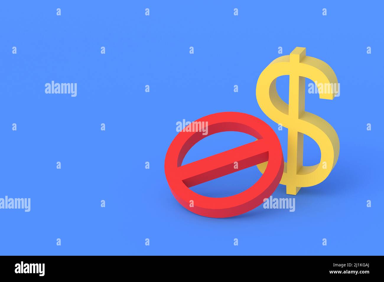 Dollar prohibited sign forbidden symbol hi-res stock photography and ...