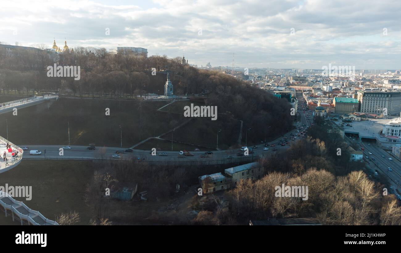 Panorama historic podil podol district hi-res stock photography and ...