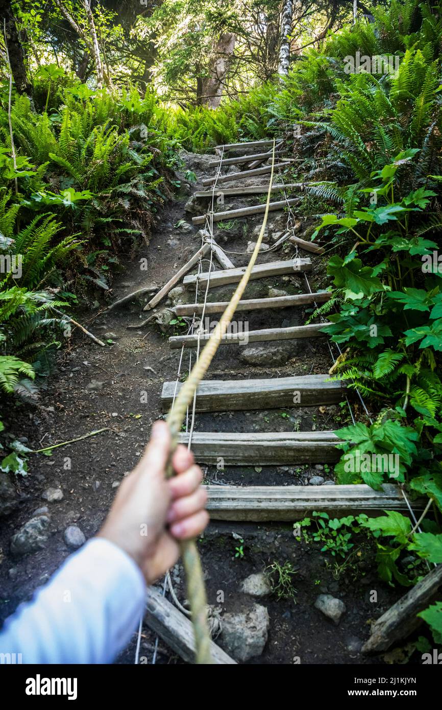 Climbing ladders hi-res stock photography and images - Alamy