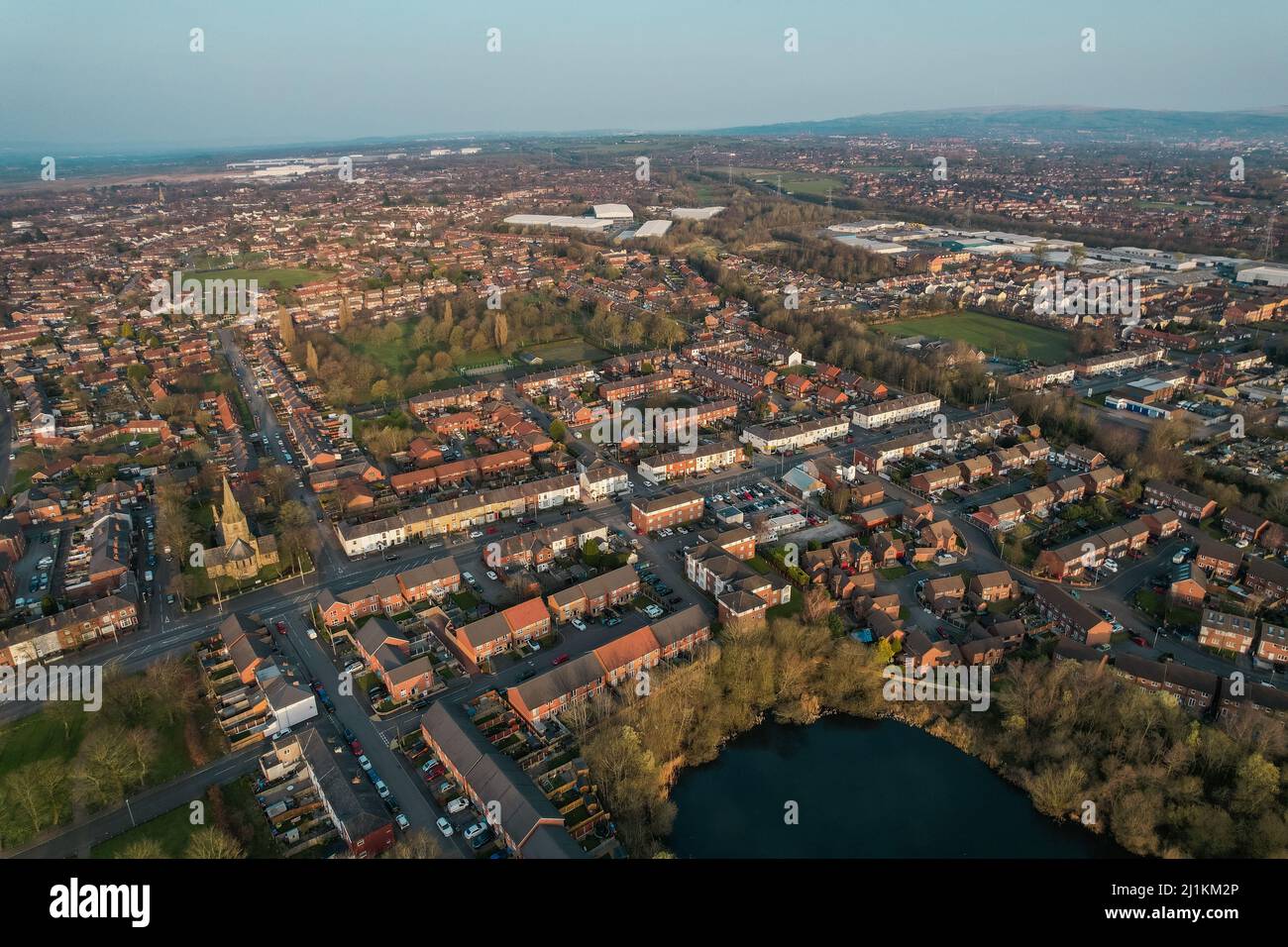Yeovil aerial view town hi-res stock photography and images - Alamy