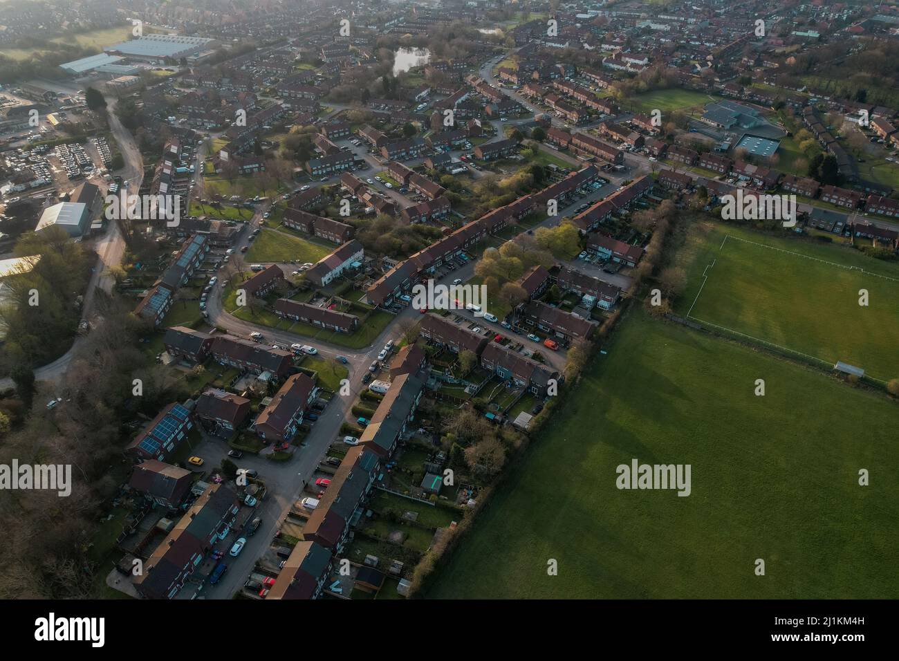 Yeovil aerial view town hi-res stock photography and images - Alamy