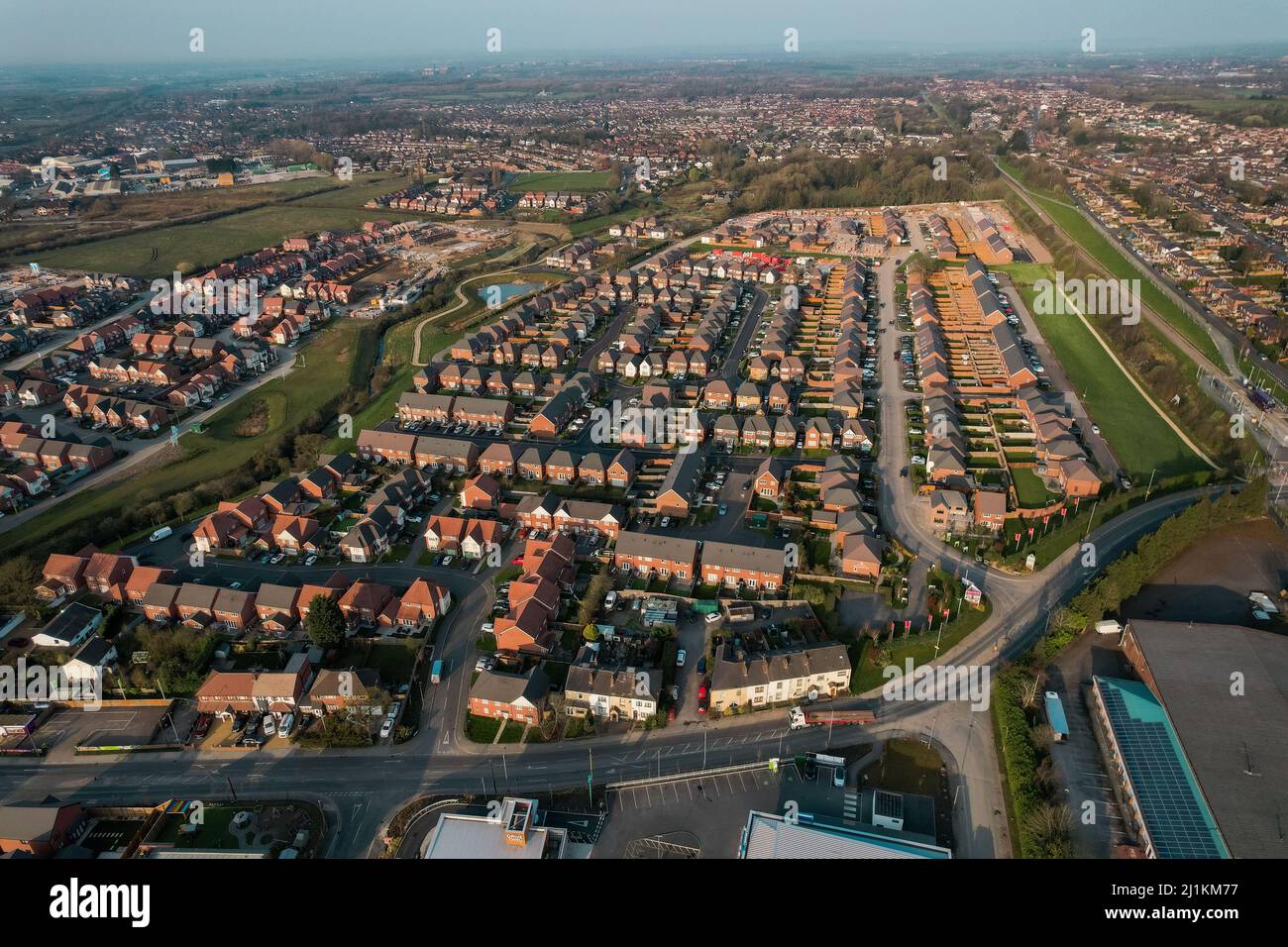 Yeovil aerial view town hi-res stock photography and images - Alamy