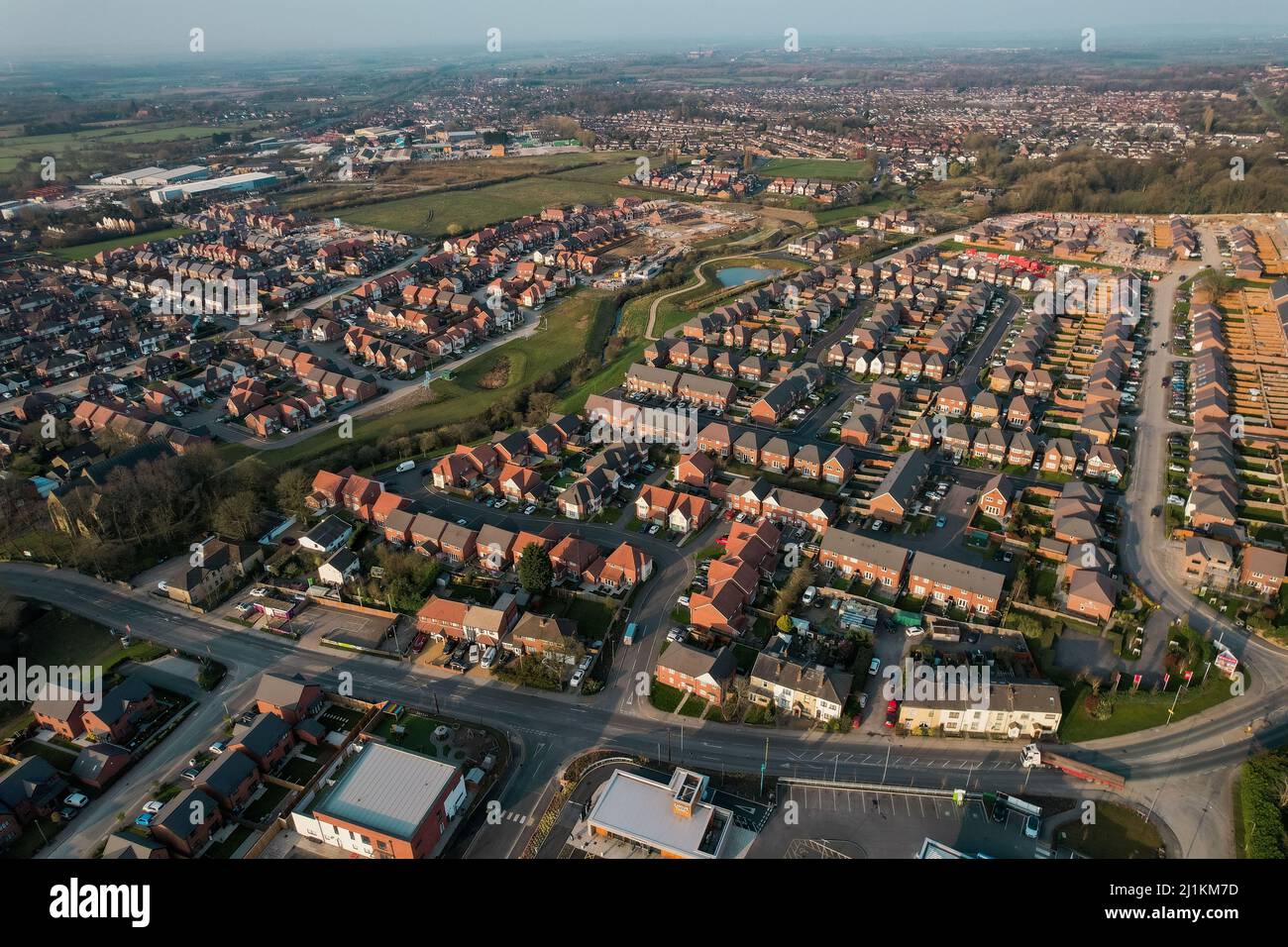 Yeovil aerial view town hi-res stock photography and images - Alamy