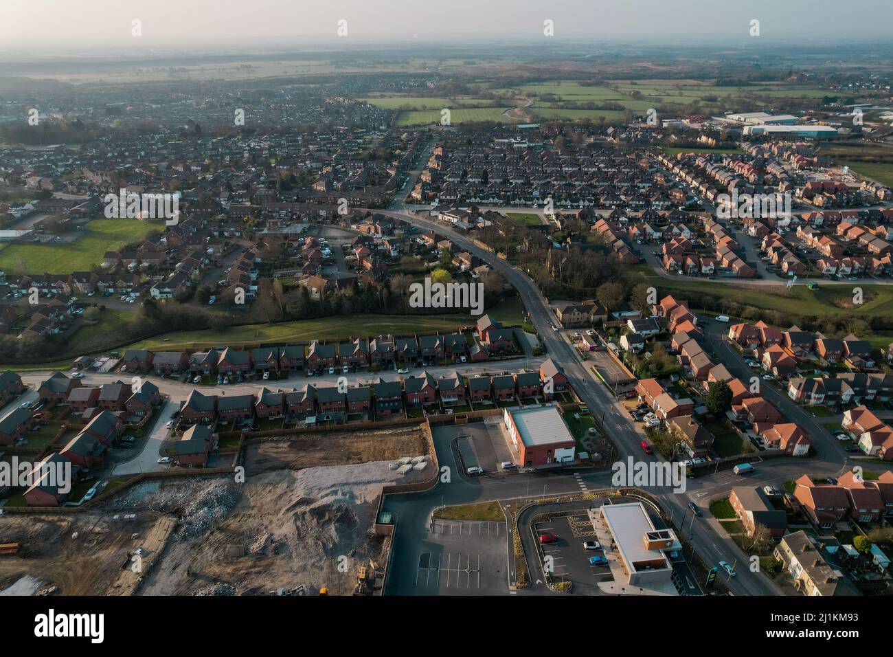 Yeovil aerial view town hi-res stock photography and images - Alamy