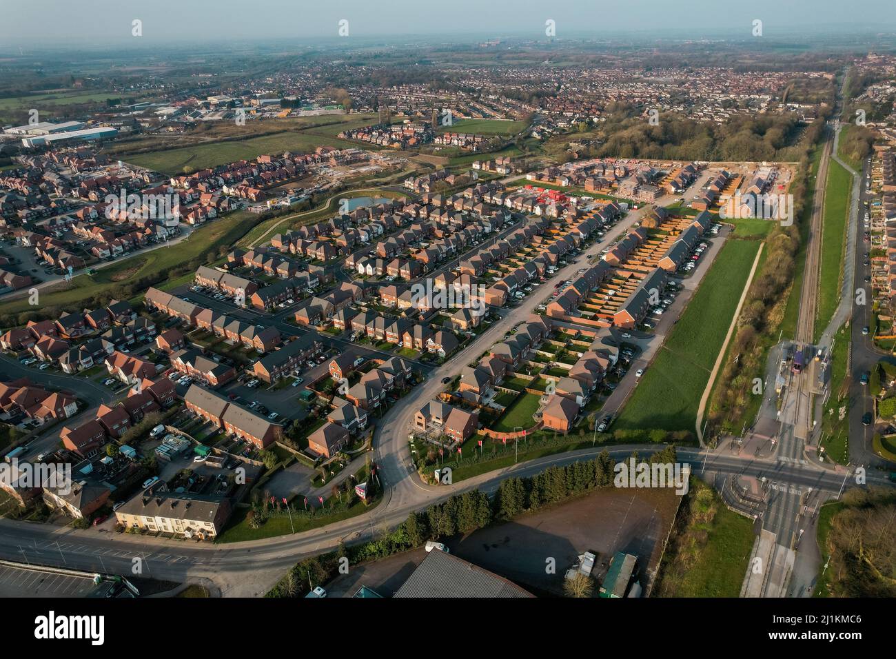 Yeovil aerial view town hi-res stock photography and images - Alamy