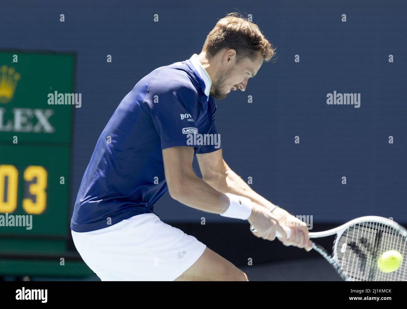 Miami Gardens, United States. 26th Mar, 2022. Daniil Medvedev from ...