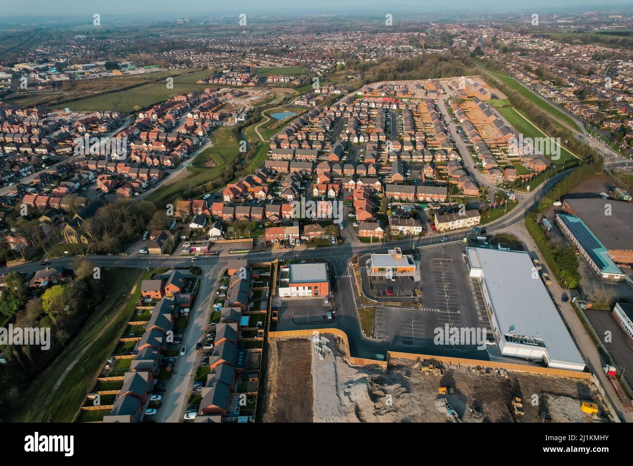 Yeovil aerial view town hi-res stock photography and images - Alamy