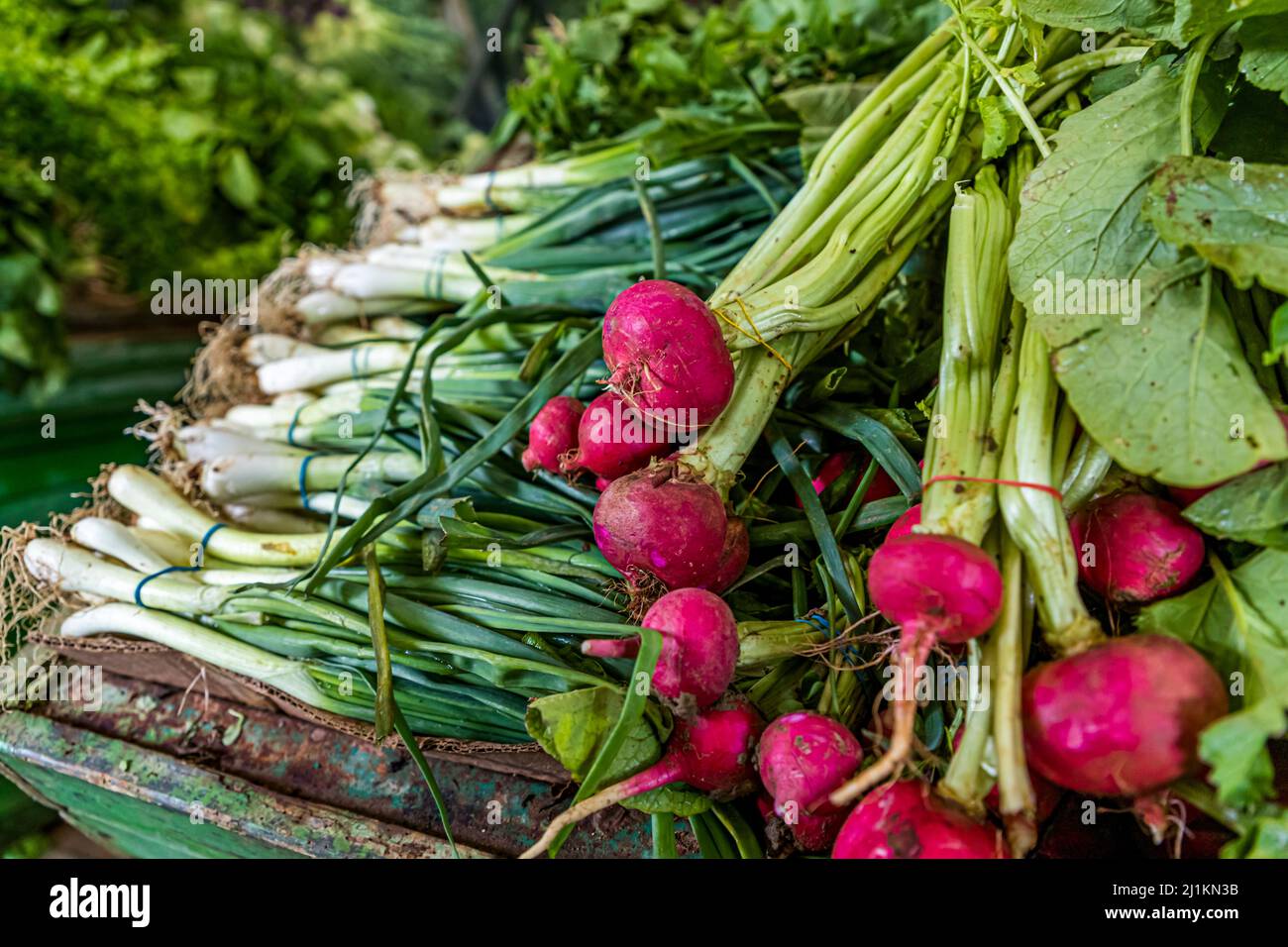 Vegetable market in Çatalköy, Turkish Republic of Northern Cyprus (TRNC ...