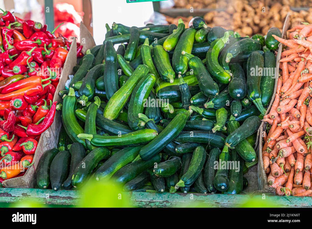 Vegetable market in Çatalköy, Turkish Republic of Northern Cyprus (TRNC ...