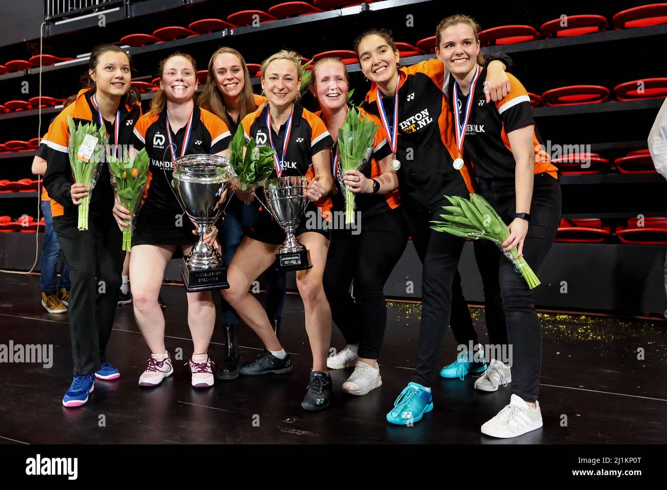 DEN HAAG, NETHERLANDS - MARCH 26: Ties van der Lecq of BC Duinwijck ...