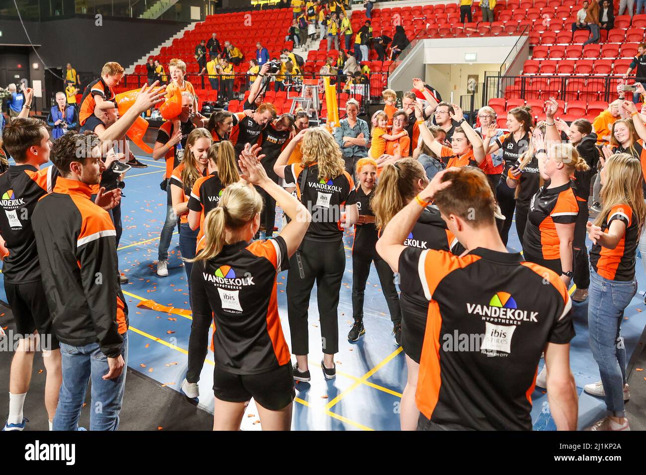 DEN HAAG, NETHERLANDS - MARCH 26: Ties van der Lecq of BC Duinwijck ...