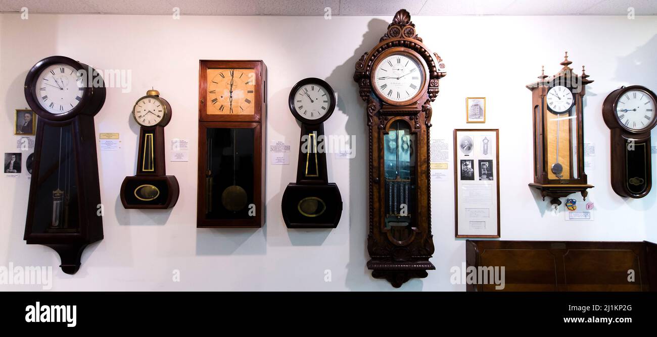 Bristol, Connecticut, USA. 25th Mar, 2022. The American Clock & Watch ...