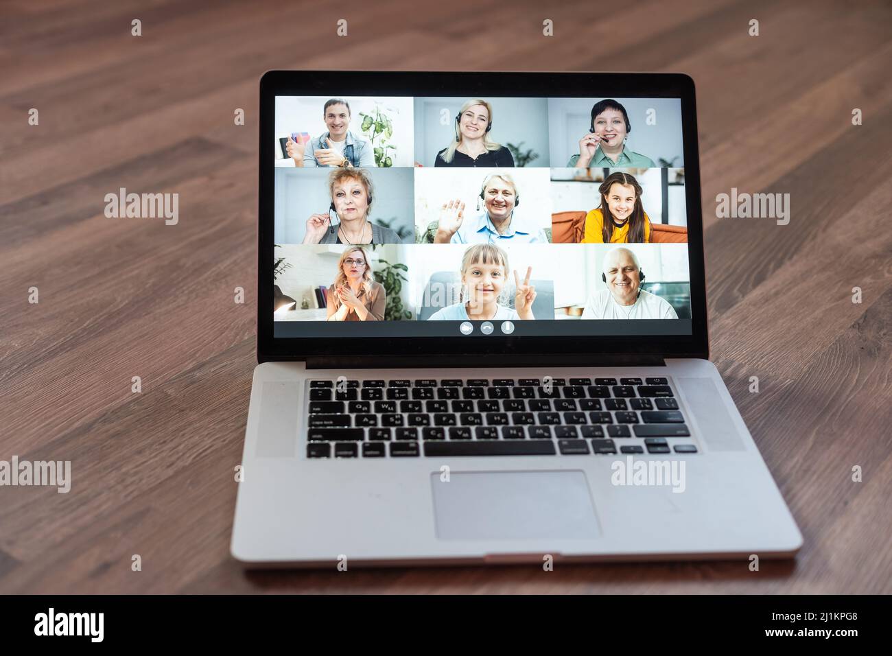 Online Video Conference Webinar Call. Business Meeting Stock Photo - Alamy