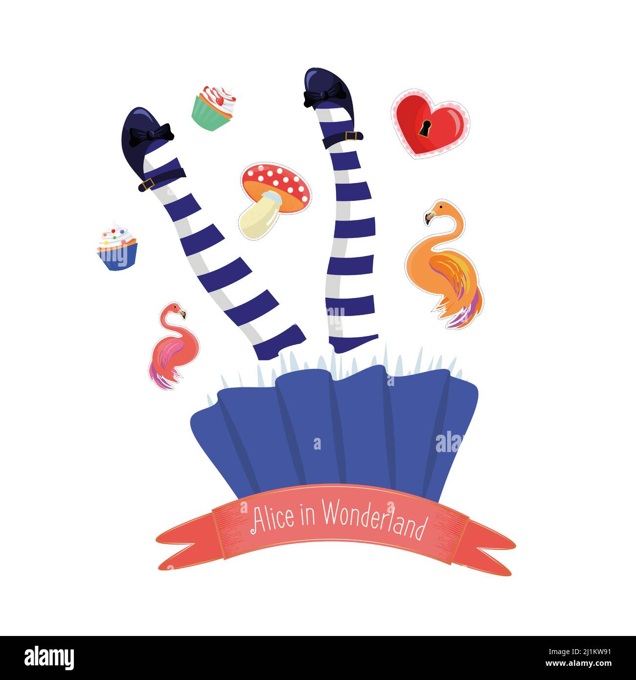 Alice In Wonderland Vector