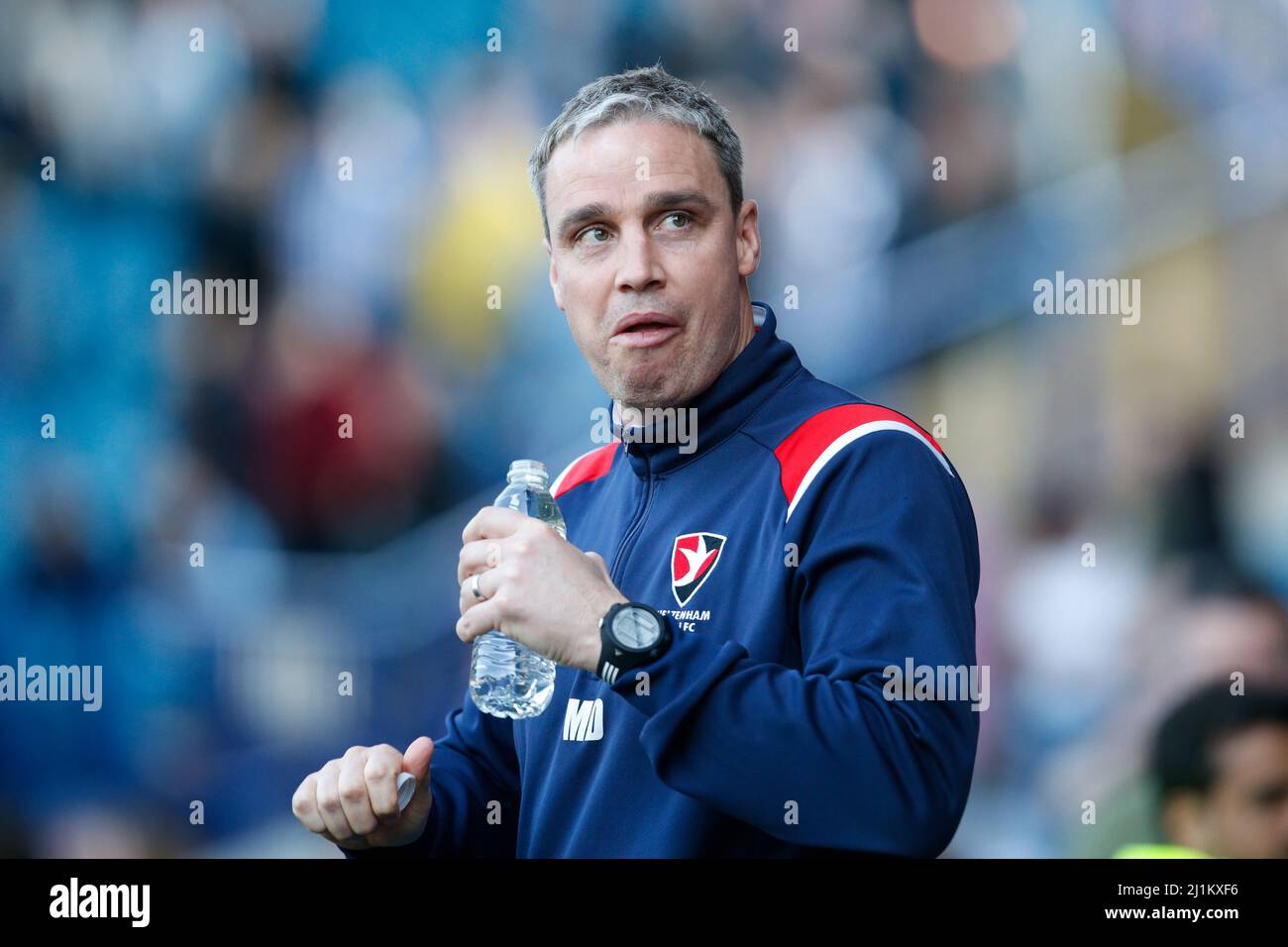 Michael Duff manager of Cheltenham Town Stock Photo - Alamy